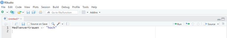 Wie funktioniert RStudio? – Datenanalyse mit R
